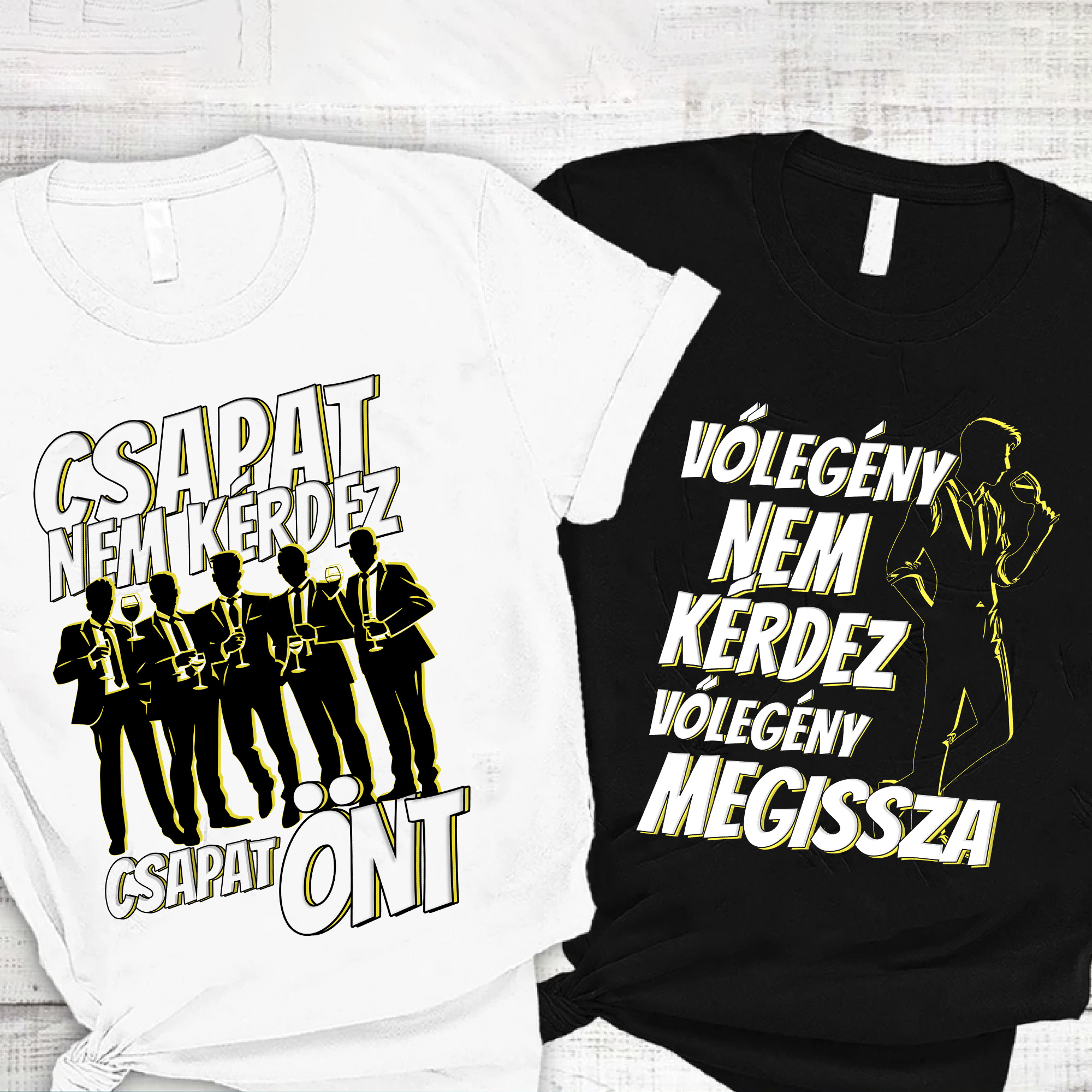 Vőlegény Nem Kérdez, Legénybúcsús Csapat Póló Szett | Lovenir.hu